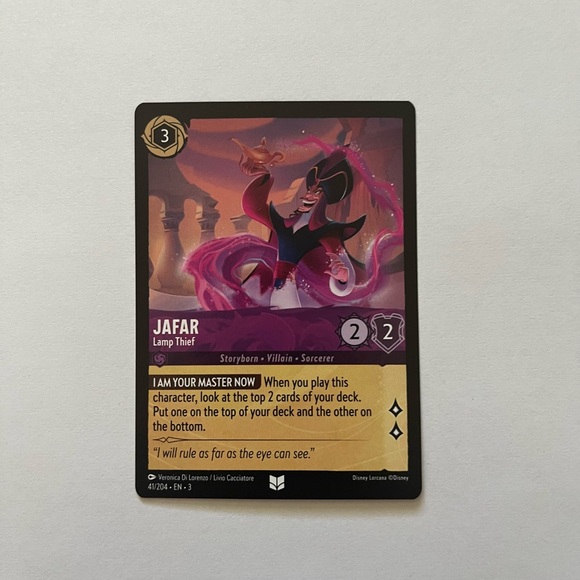 Disney | Toys | Jafar Lamp Thief 424 Into The Inklands Regular | Poshmark